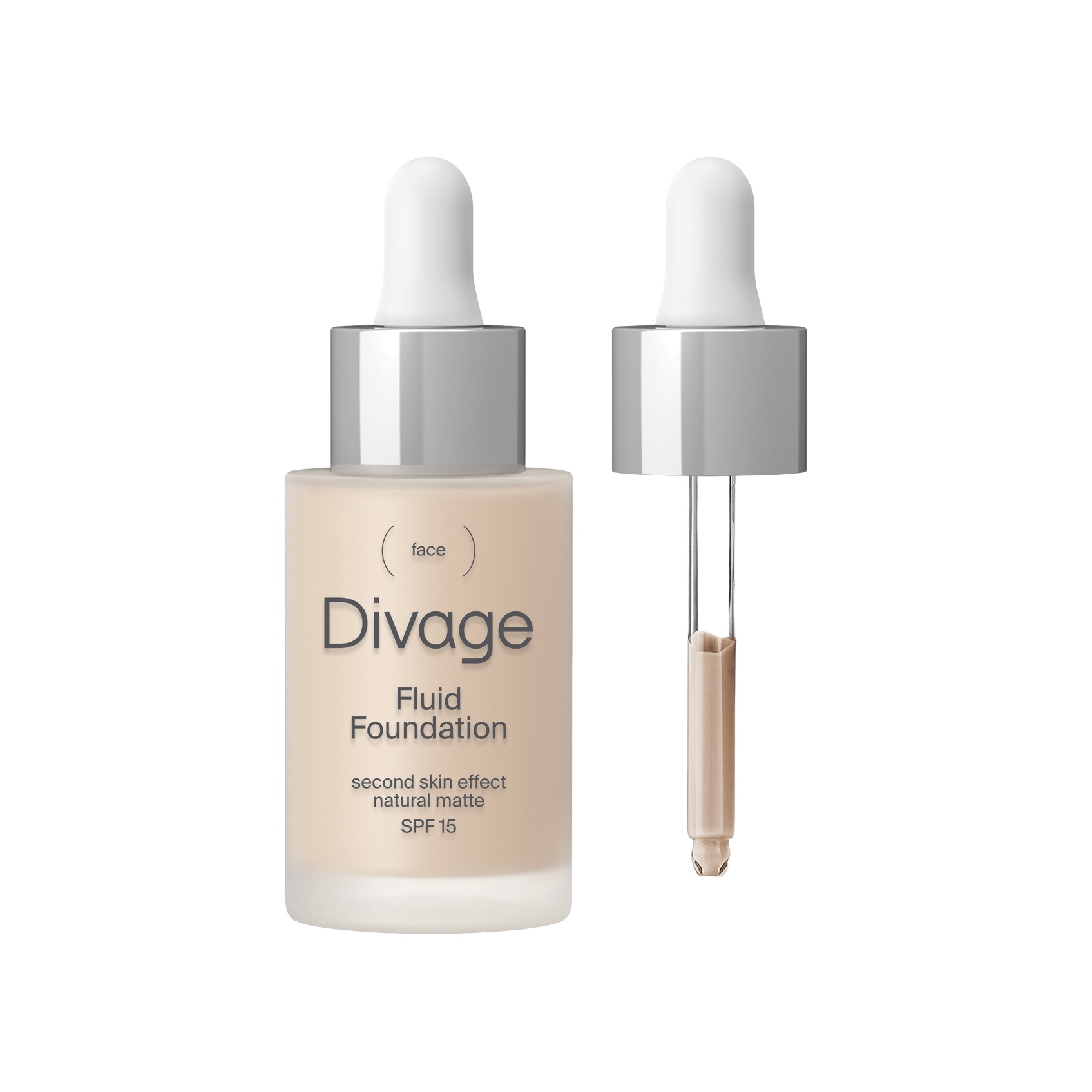 Divage Тональный крем-флюид для лица Fluid Foundation — купить по низкой цене в VISAGEHALL