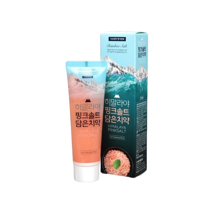 Perioe Зубная паста с розовой гималайской солью Pumping Himalaya Pink Salt Ice Calming Mint ...