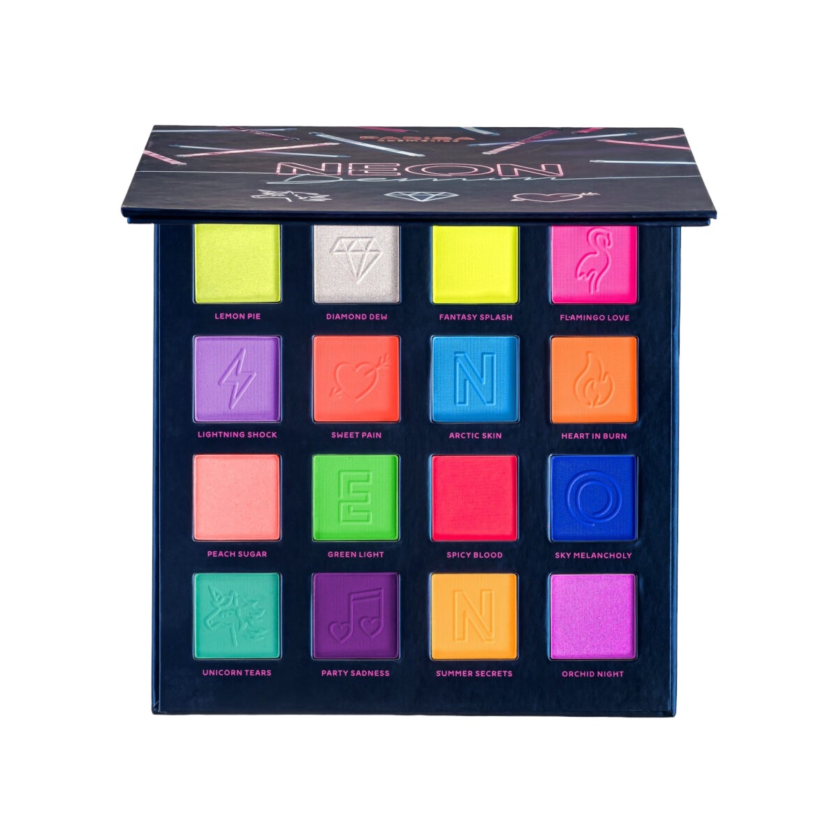 Parisa Cosmetics Набор теней для век NEON Demon – цена в VISAGEHALL